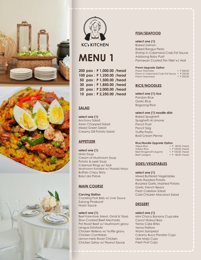 CATERING – KCs KITCHEN