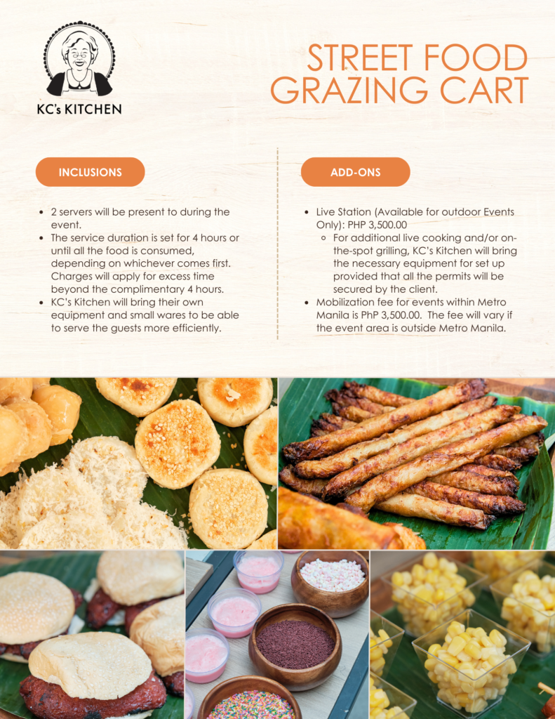 STREET FOOD GRAZING CARTS – KCs KITCHEN